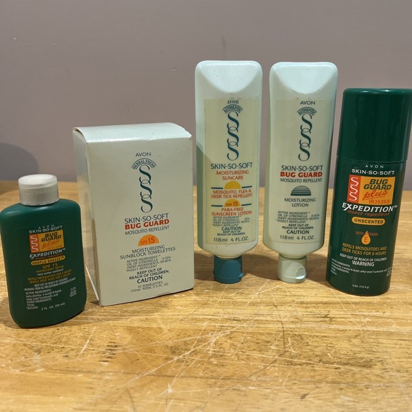 Avon | Games | Avon Skin So Soft Bug Guard Lotion Towelettes Spray Spf ...
